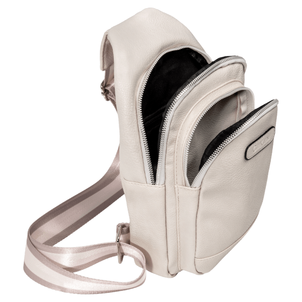MorningSave: Cee Klein Texture Sling Bag with Webbing Strap
