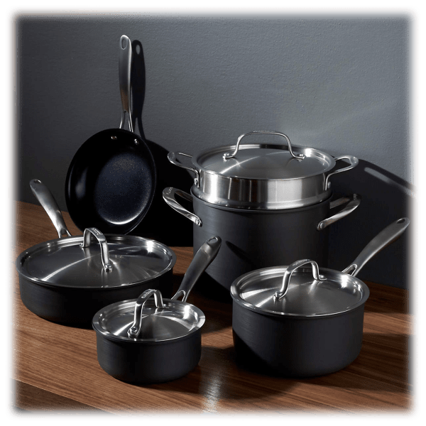 Morningsave 10 Piece Cuisinart Greengourmet Hard Anodized Cookware Set