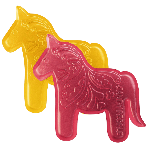 SideDeal: 10-Pack: Candy People Swedish Dala Horse Gummies (4 oz, 2.5lb ...