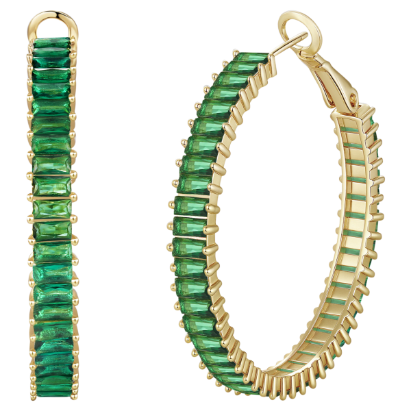 MorningSave: Rachel Glauber Lustre Bloom Statement Hoop Earrings