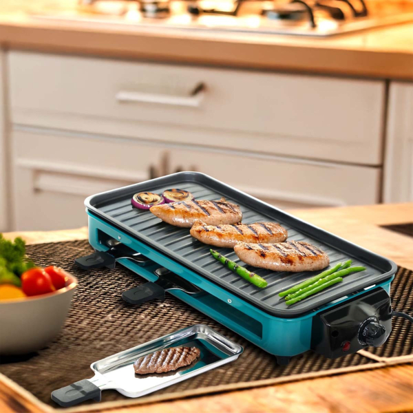 Shop Univision: Cook N Repeat Parrilla Eléctrica Portátil Para Interiores Sin Humo