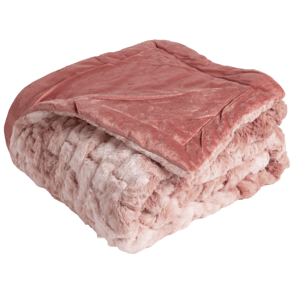 MorningSave: Alpine Valley Ruched Faux Fur Throw