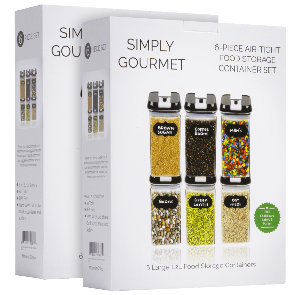 MorningSave: Simply Gourmet 12-Piece Food Container Storage Set
