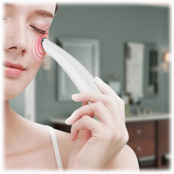 Morningsave Lumina Nrg 3 In 1 Red Light Led Eye Massage Wand