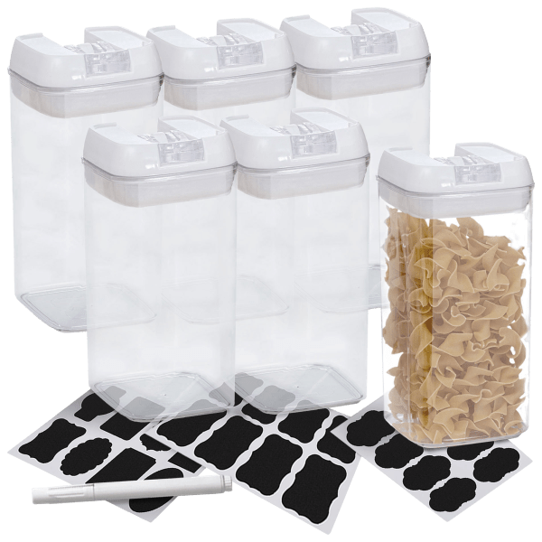 MorningSave: Cheer Collection 6-Piece Food Storage Containers, 1.2L