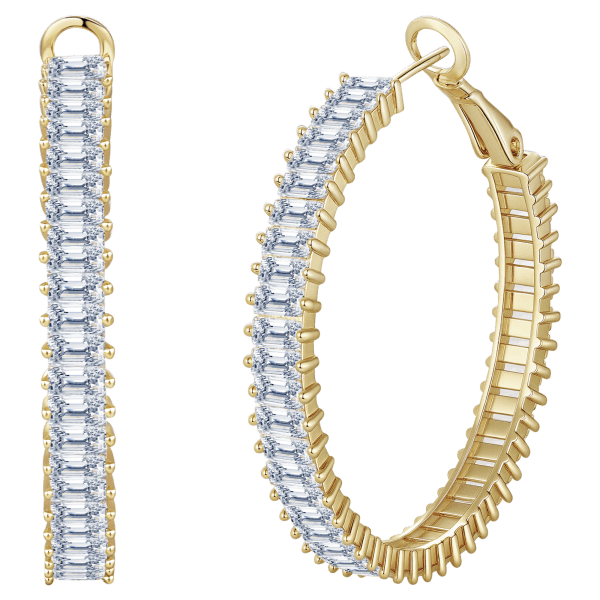 MorningSave: Rachel Glauber Lustre Bloom Statement Hoop Earrings