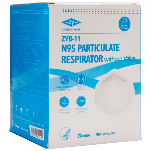 MorningSave: 40-Pack: N95 NIOSH-Certified Particulate Respirator Mask