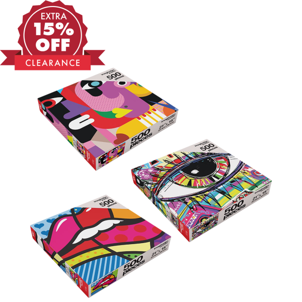 MorningSave: 3-Pack: Imagination Puzzles 500 Piece Every Piece Is Unique Puzzle