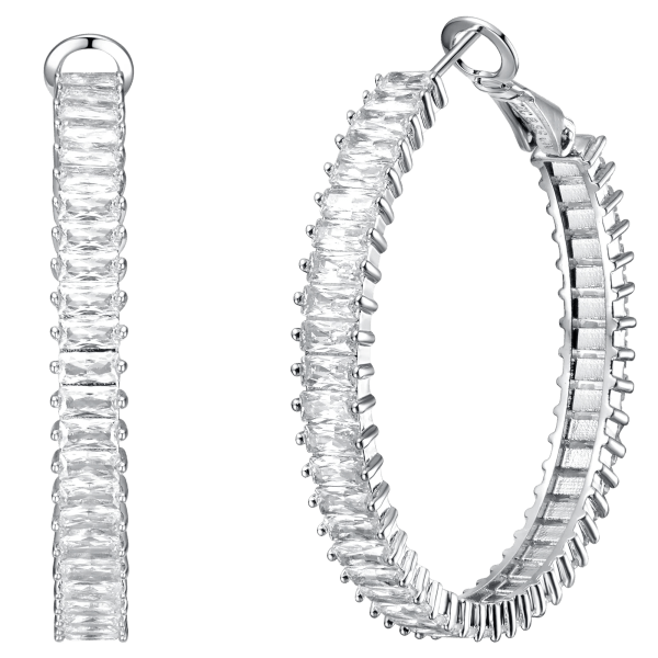 MorningSave: Rachel Glauber Lustre Bloom Statement Hoop Earrings