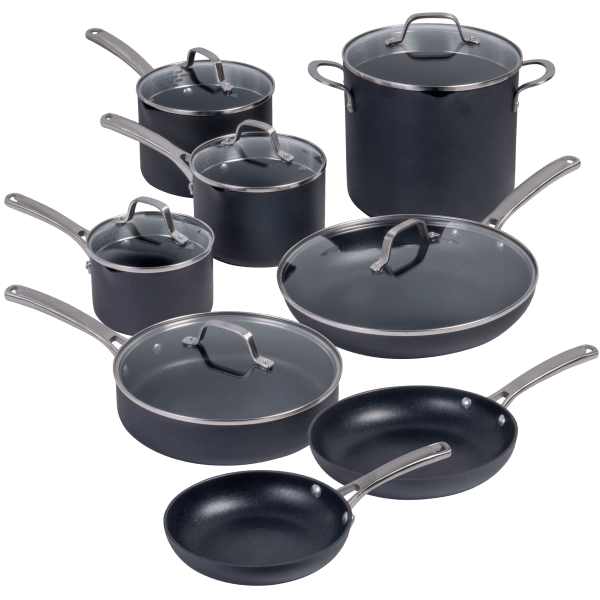 Meh: Calphalon Classic 10-, 11-, or 14-Piece Hard-Anodized Dishwasher Safe Cookware