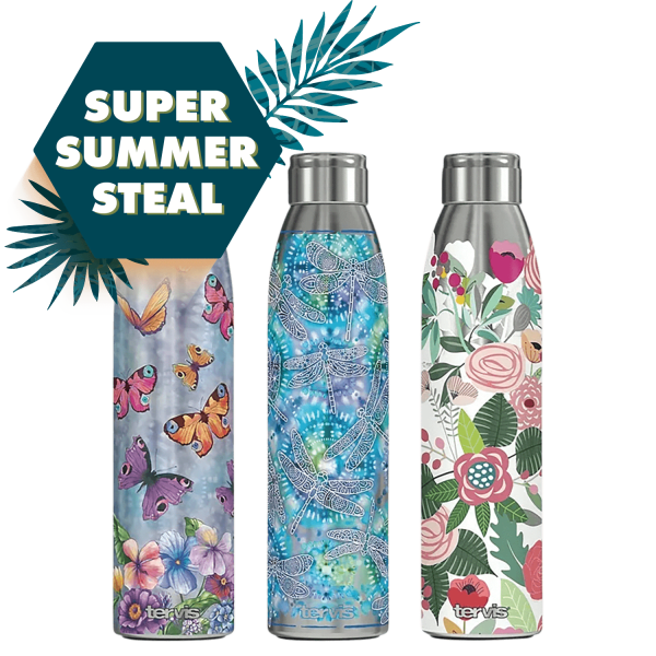 MorningSave: 3-Pack: Tervis 25oz Slim Carafe Tumblers