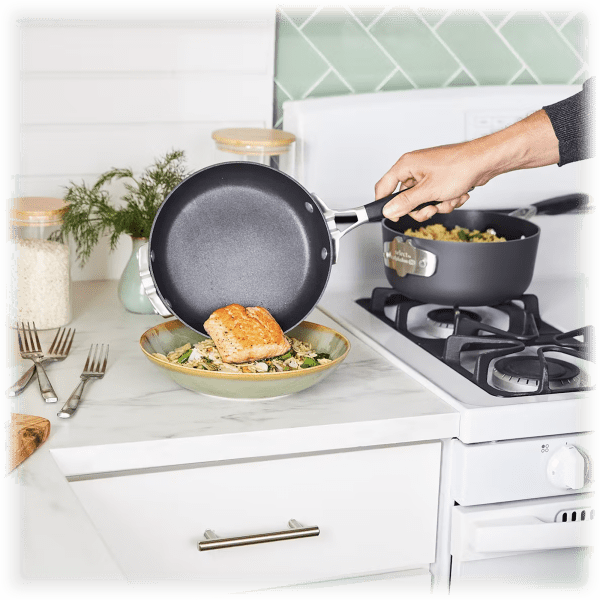 MorningSave: Calphalon Select 8-Piece Hard-Anodized Nonstick Cookware Set MorningSave: Calphalon Select 8-Piece Hard-Anodized Nonstick Cookware Set
