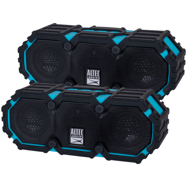 SideDeal: 2-Pack: Altec Lansing Mini Life Jacket 3 Bluetooth Speaker (Refurbished)