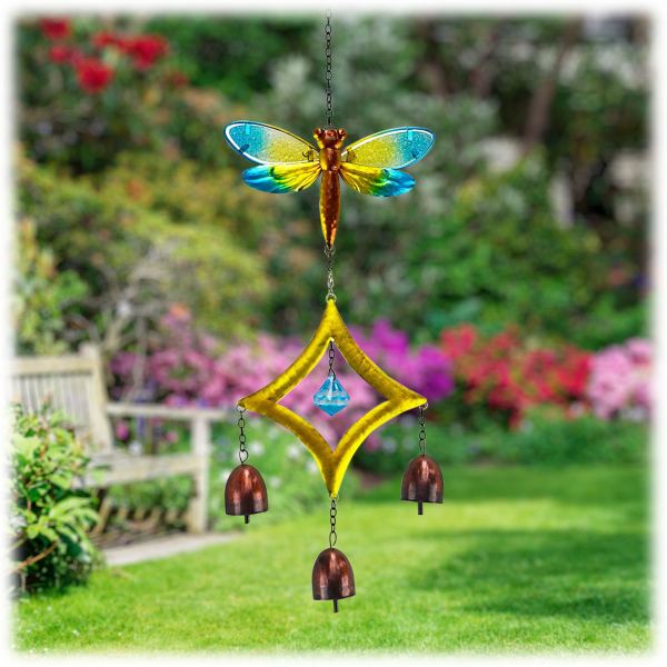 MorningSave: Red Carpet Studios Dragonfly Garden Bell Wind Chime