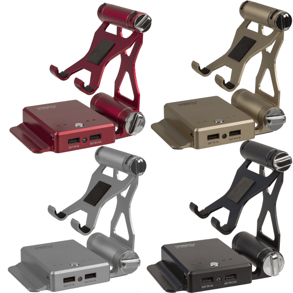 PoGo Dual USB 8,000mAh Power Bank with Tablet Stand