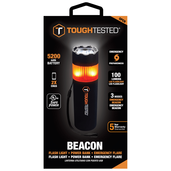 Meh: Tough Tested Beacon 5200mAh Power Bank & Flashlight