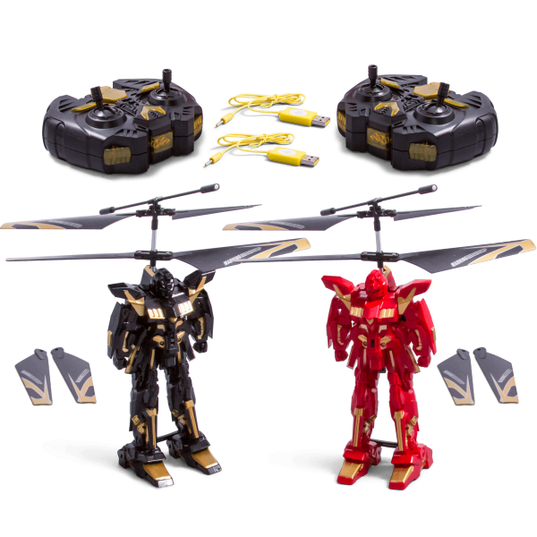 Meh: Flying RC Battle Robots with Gyro (2-Pack)