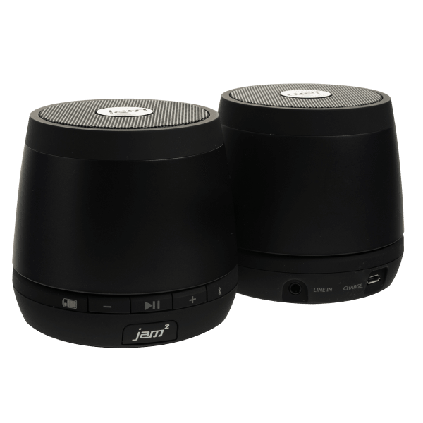 Meh: 2-Pack: Jam Plus Portable Stereo Bluetooth Speakers (Refurbished)