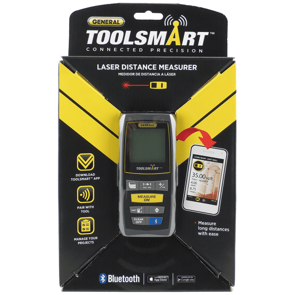 General ToolSmart Bluetooth Laser Distance Measurer