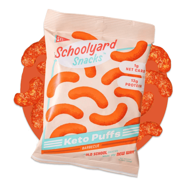 Meh: 36-Pack: Schoolyard Snacks Low Carb Keto BBQ Puffs