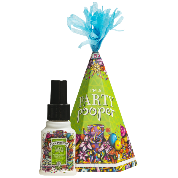 Meh: 6-Pack: Poo-Pourri Party Pooper Party Hat Gift Set (6x 2oz Sprays)