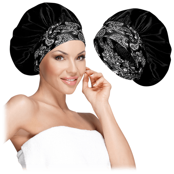 MorningSave: 6-Pack: Miley Cosmetics Women's Silky Satin Sleeping Bonnet