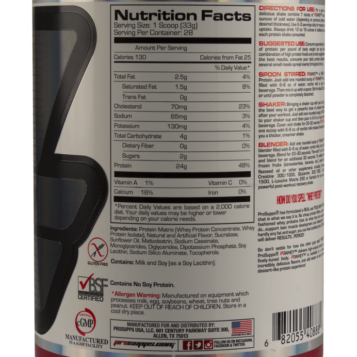 MorningSave: ProSupps PS Whey Protein, 2LBS