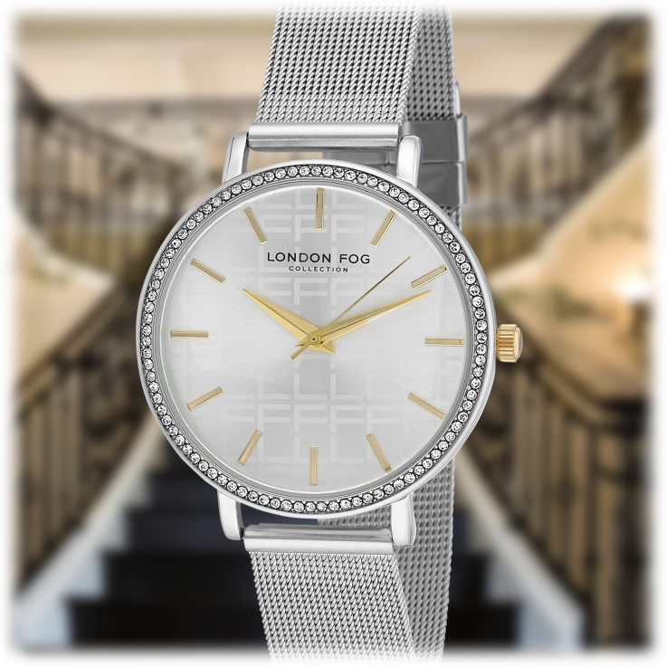 MorningSave: London Fog Women's Buckingham Mesh Strap Watch