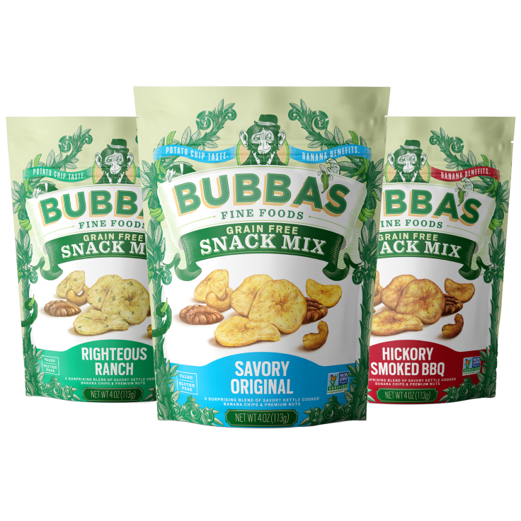 MorningSave: 12-Pack: Bubba's Fine Foods Assorted Snack Mix