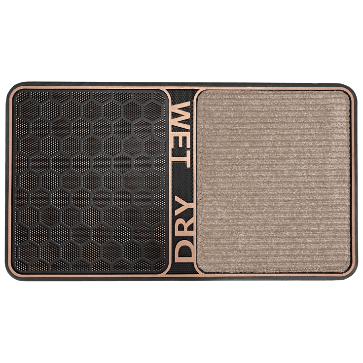 MorningSave: J&V Textiles 18" x 32" Wet/Dry Shoe Cleaning Door Mat