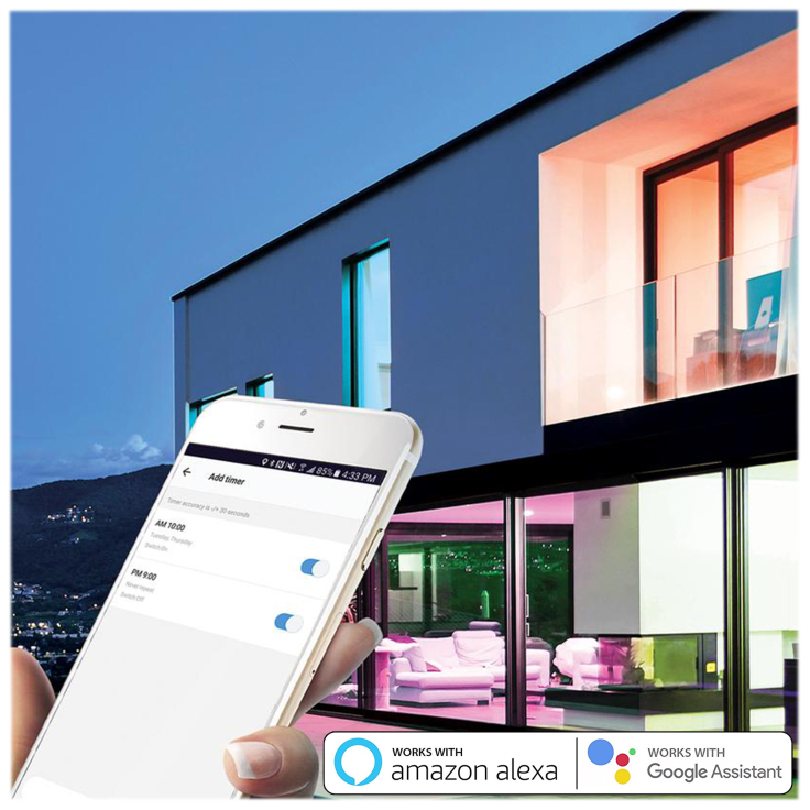 MorningSave: 2-Pack: Merkury Innovation WiFi LED Smart Bulbs