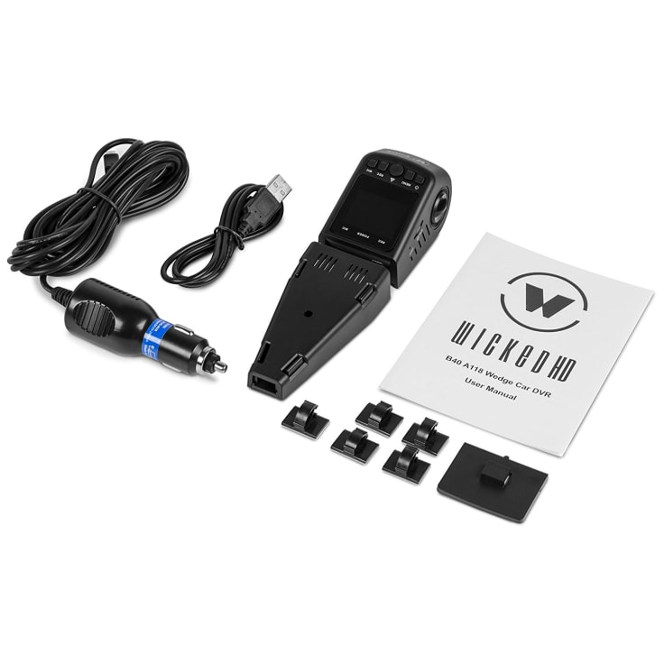 MorningSave: WickedHD 1080P Wedge Car Camera & Motion Detecting DVR