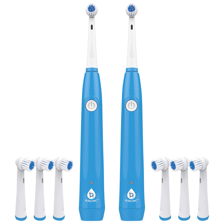 MorningSave: 2-Pack: Pursonic USB Rechargeable Round Toothbrushes with ...