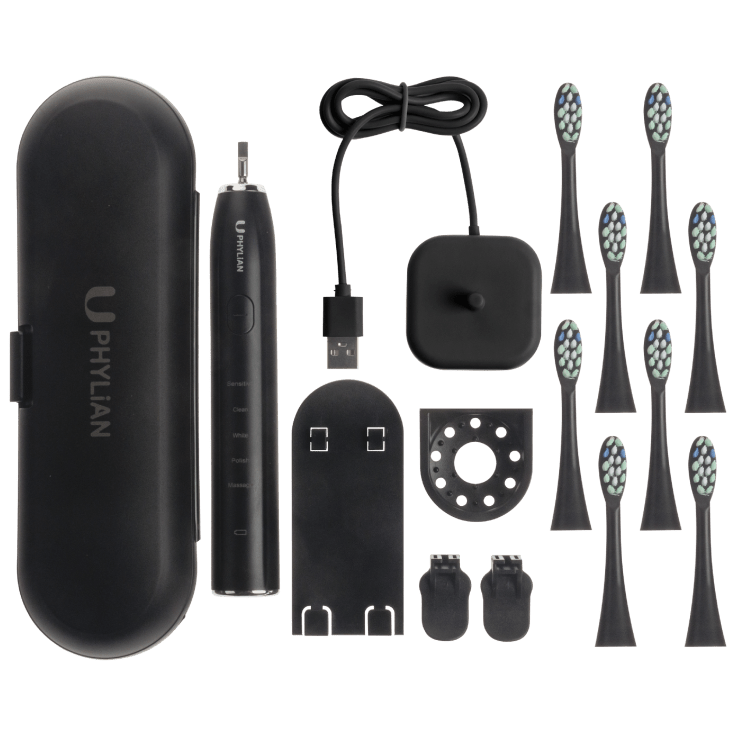 MorningSave: Phylian 6015 Sonic Electric Toothbrush with 8 Brush Heads ...