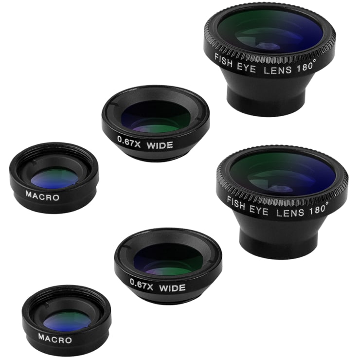 MorningSave: 2-Pack: Acesori Smartphone Camera Lens Kits