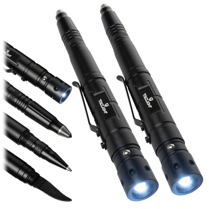 MorningSave: 2-Pack: TacLight Multifunctional Pen with LED Light