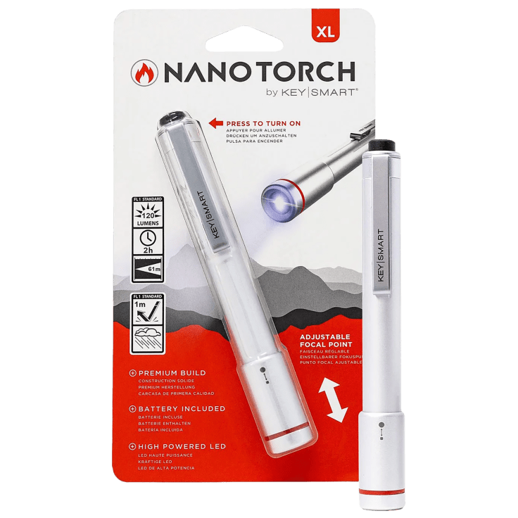 SideDeal: 2-Pack: KeySmart Nano Torch XL Compact Pen Flashlight