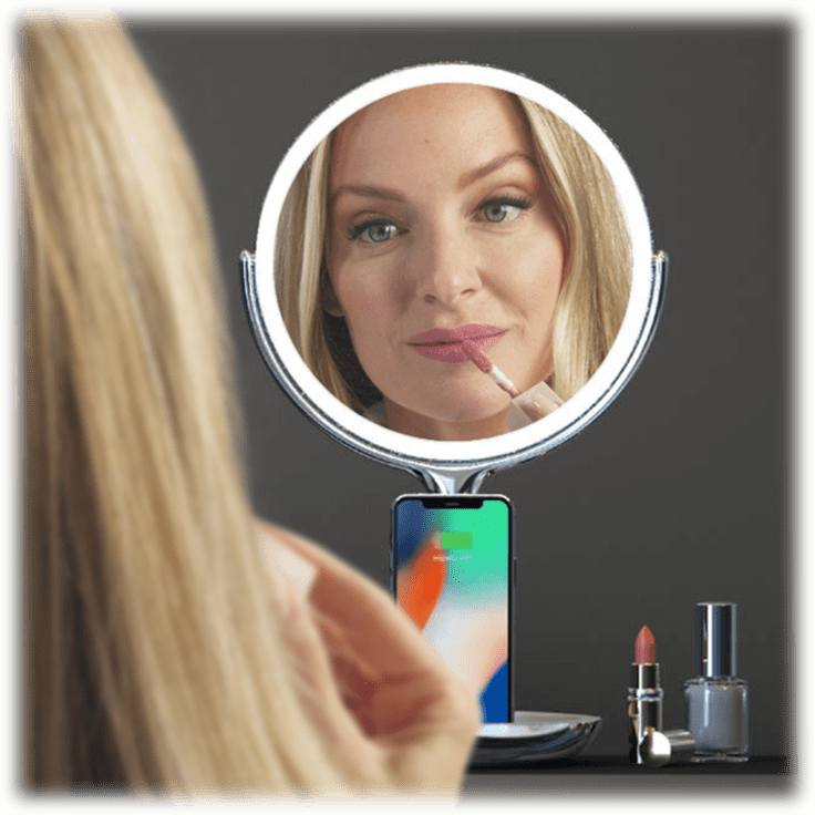 MorningSave: Sharper Image SpaStudio 8” LED Vanity Mirror with Wireless ...