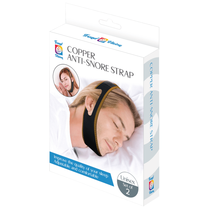 MorningSave: 2-Pack: Trend Vision Copper Anti-Snore Straps