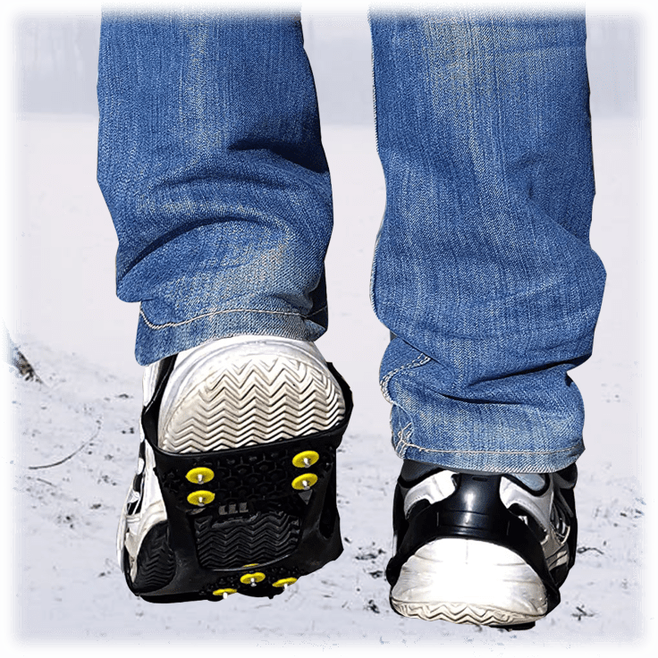 SideDeal: 2-Pairs: Titan Attachable Anti-Slip Anti-Skid Over Shoe/Boot ...