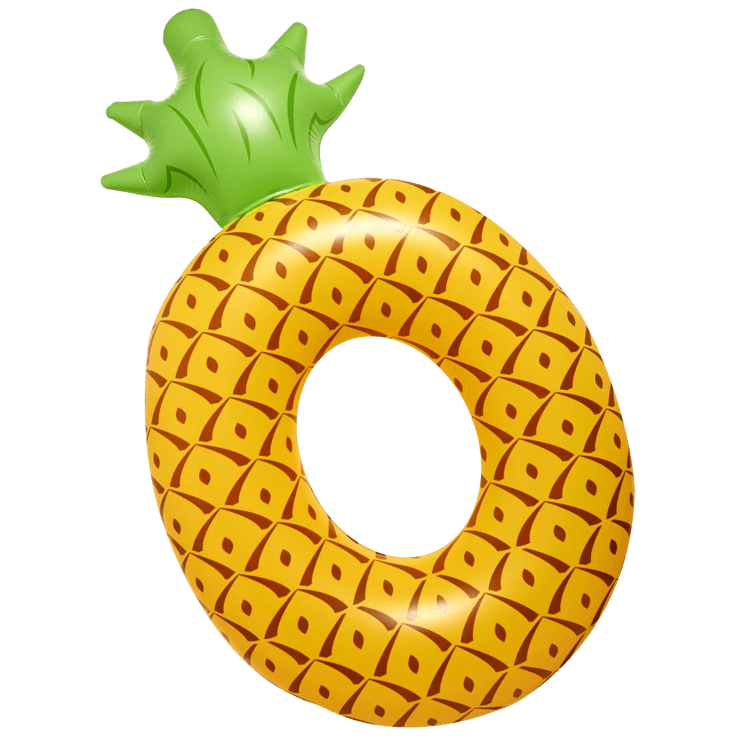 MorningSave: 4-Pack: Pineapple Pool Floats