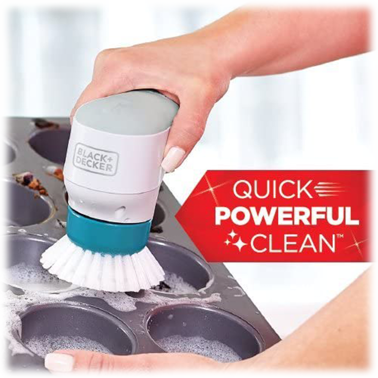 MorningSave: 2-Pack: Black & Decker Motorized Grime Buster Scrubbers