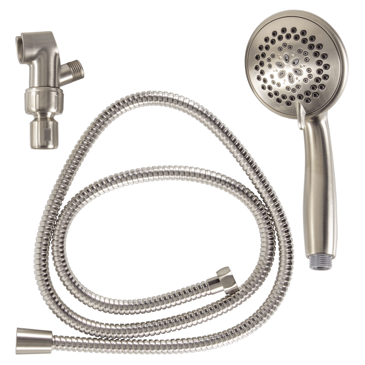 MorningSave: AquaPlumb 6-Function Massage Hand Shower in Satin Nickel