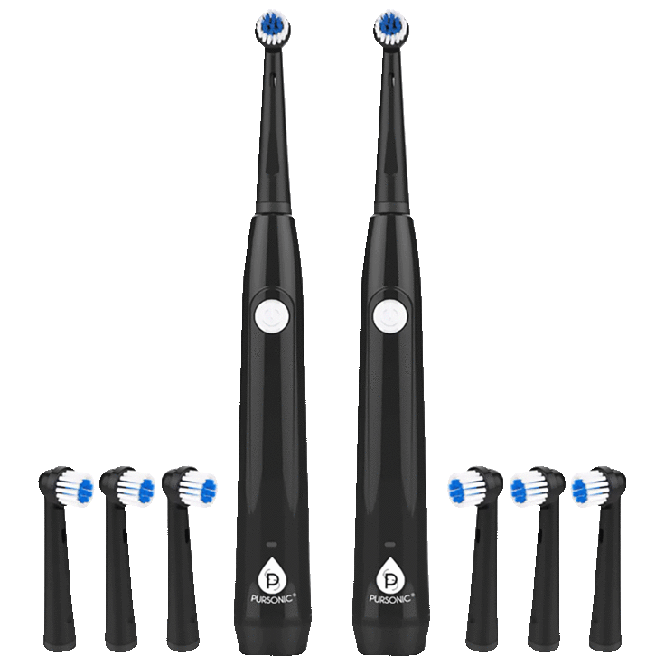 MorningSave: 2-Pack: Pursonic USB Rechargeable Round Toothbrushes with ...