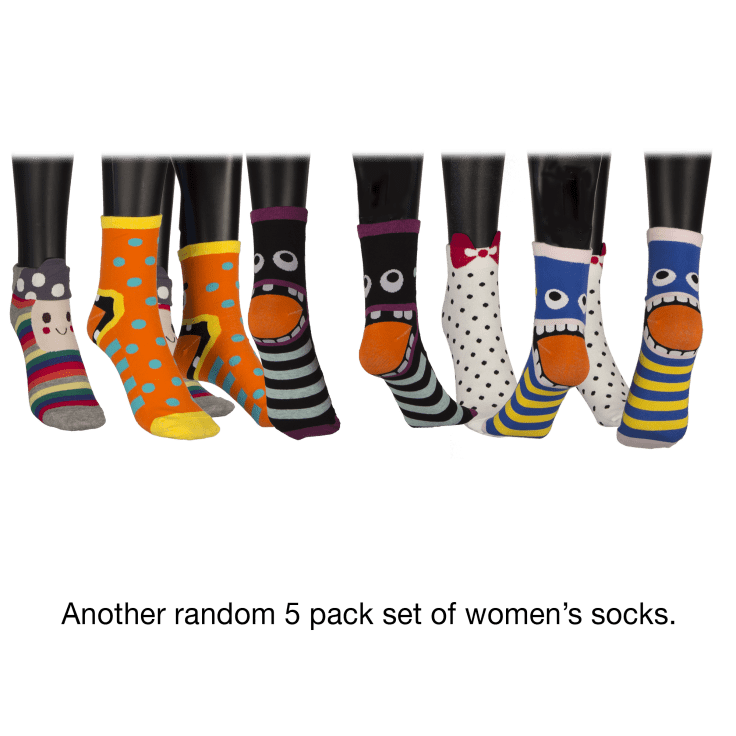 MorningSave: Random Socks (5-Pack Men's or Women's, 12-Pack Boy's or ...