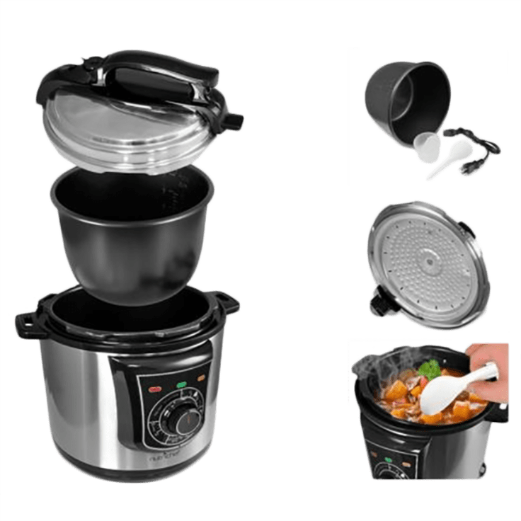 MorningSave: NutriChef Stainless Steel Electric Pressure Cooker