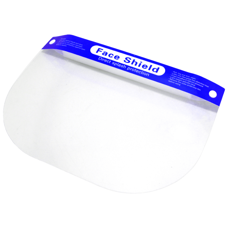 SideDeal: 10-Pack: Reusable Face Shields with Foam Forehead Band and ...