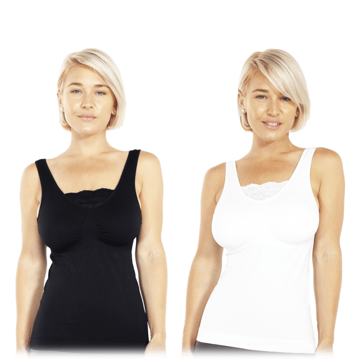 MorningSave: 2-Pack: Rhonda Shear Seamless Shaping Tanks