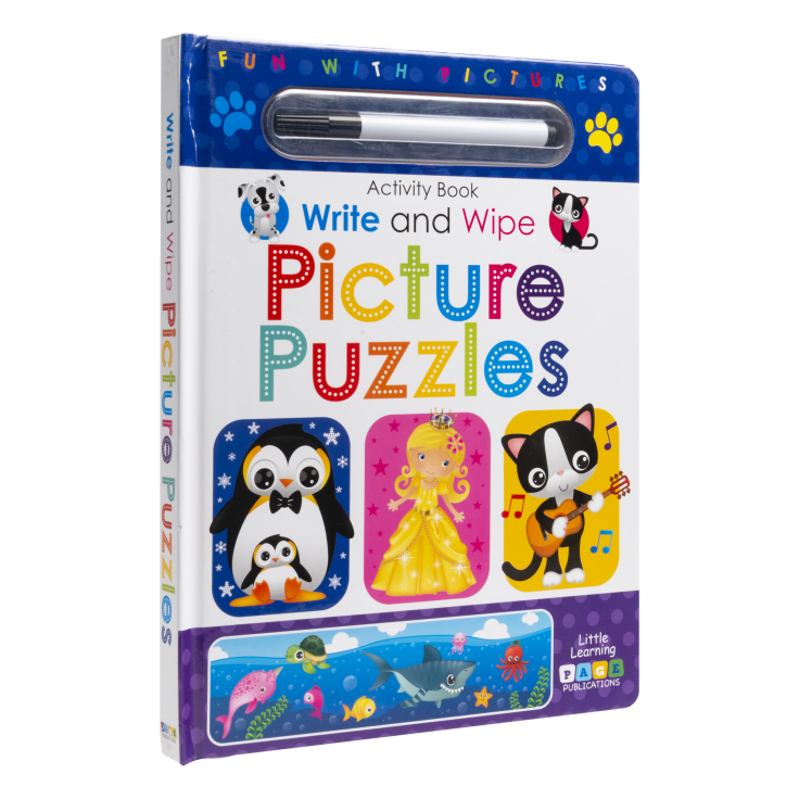 MorningSave: 2-Pack: Page Publications Write & Wipe Hard Cover Activity ...