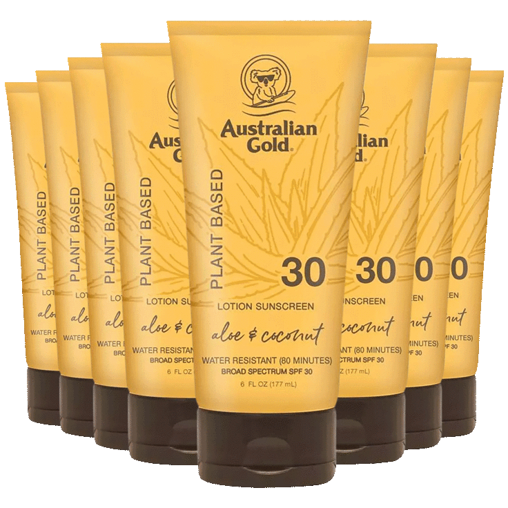 MorningSave: 8-Pack: Australian Gold Water Resistant Lotion Sunscreen